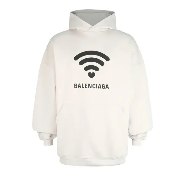 Balenciaga Hoodie With Graphic Print