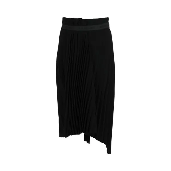 Balenciaga Pleated Asymmetric Skirt