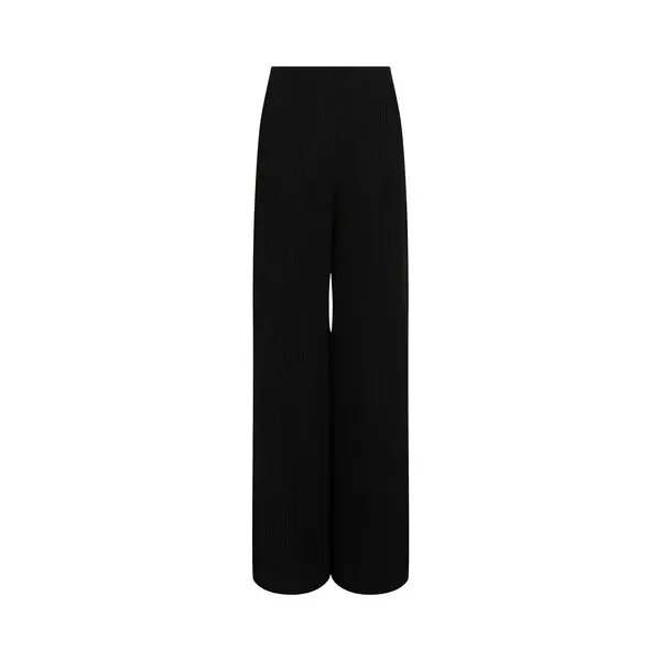 Balenciaga Ribbed-knit Jersey Palazzo Pants
