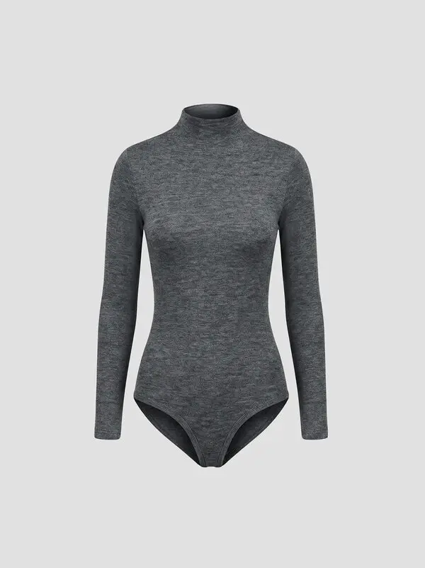 JIL SANDER Tailored Wool Bodysuit