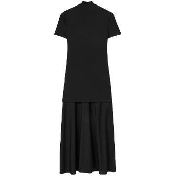 JIL SANDER Short Sleeve Midi Dress