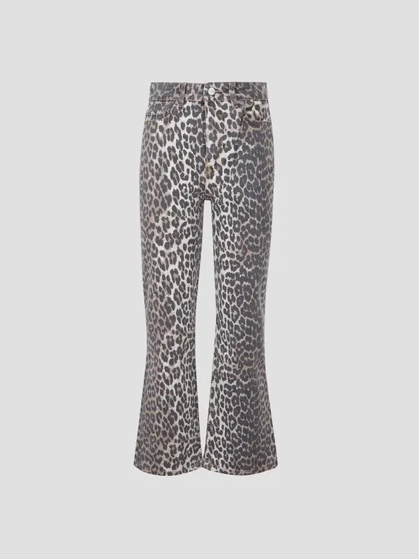 GANNI Print Extended Stretch Pants