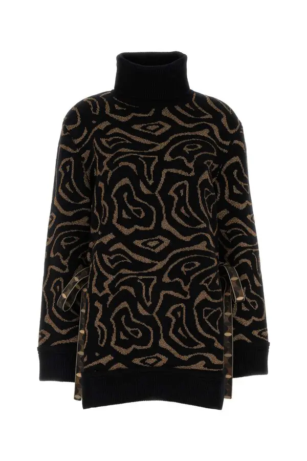 Emilio Pucci Embroidered Oversized Knit Sweater