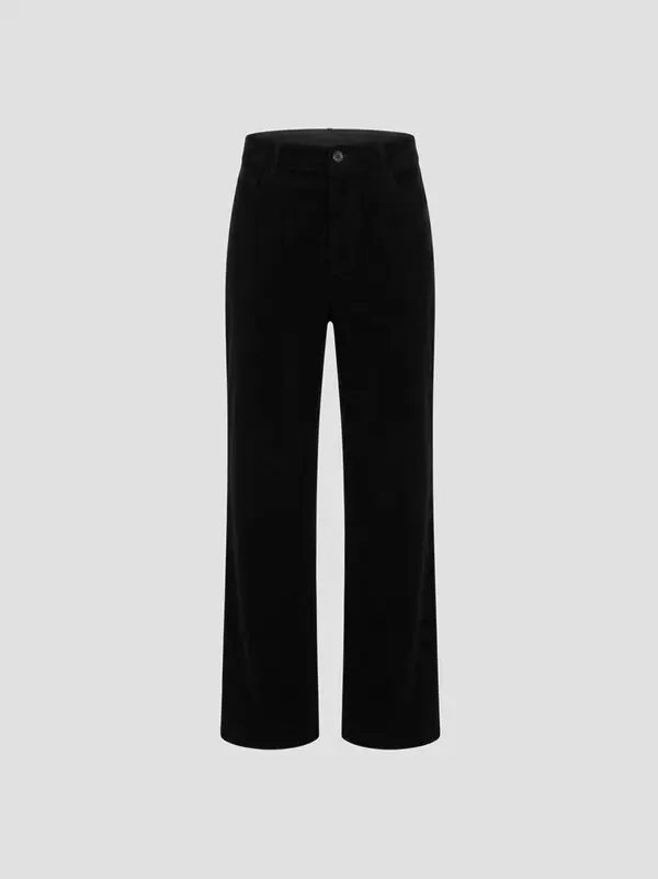 JIL SANDER Contemporary Cotton Utility Pants - Black