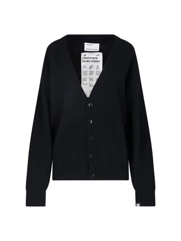 Extreme Cashmere Cashmere Button-front Cardigan - Black