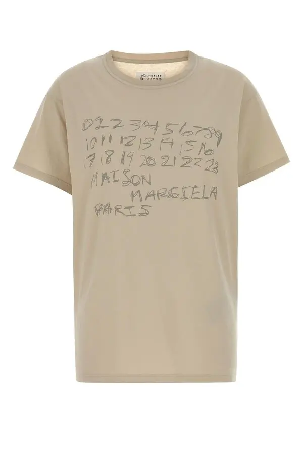MAISON MARGIELA Graphic Print Cotton T-shirt - Juta
