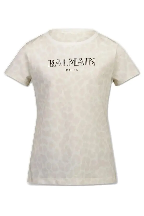 Balmain Cotton Crewneck T-shirt