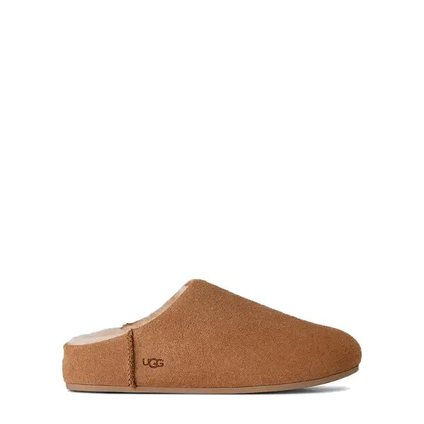 UGG Leather Slip-on Slipper - Chestnut