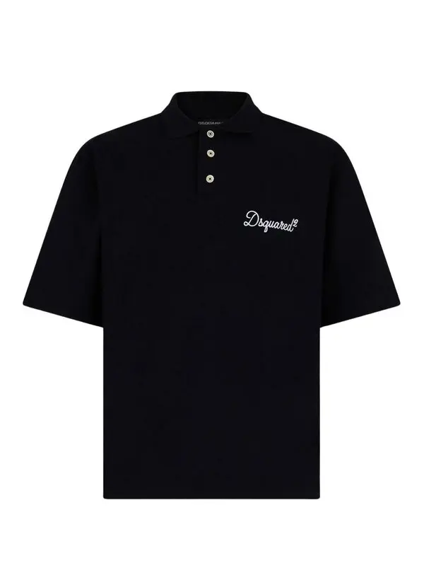 Dsquared2 Essential Polo Shirt - Black
