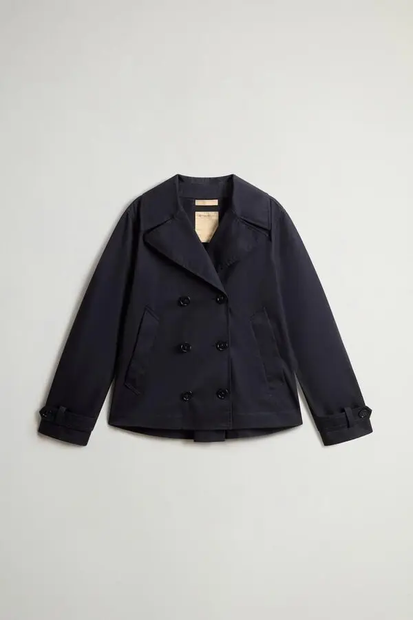 Woolrich Double Breasted Cotton Jacket