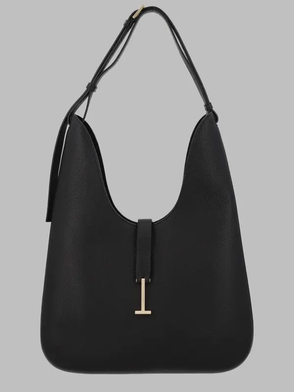 TOM FORD Leather Shoulder Bag With Logo Detail