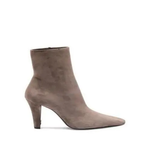 Saint Laurent Velvet Ankle Boots