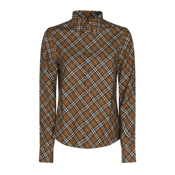 Burberry Mini Classic Check Wool Cashmere Scarf - Oxide Ip Check