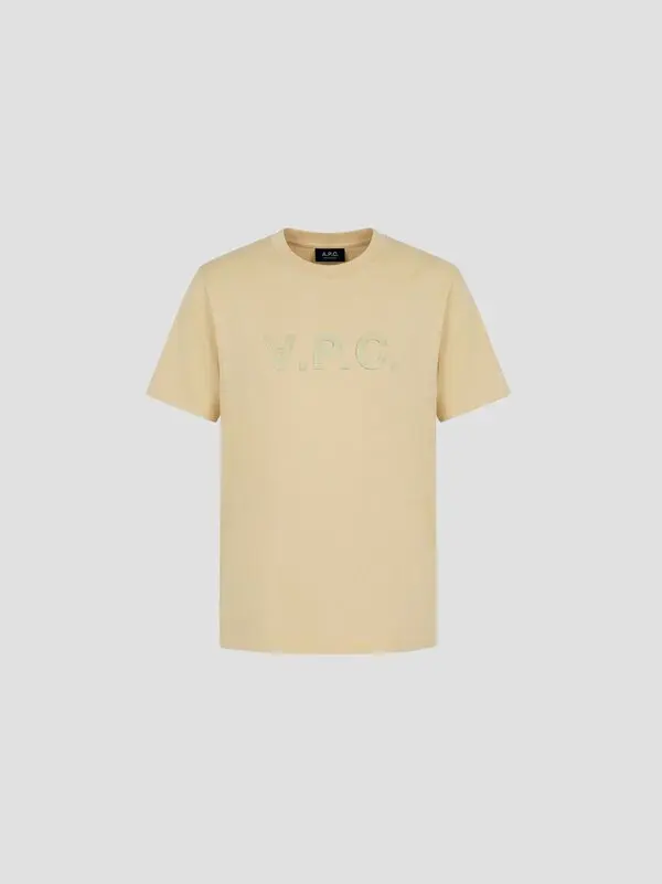 A.p.c. Logo T-shirt - Jaune Clair/jaune Clair