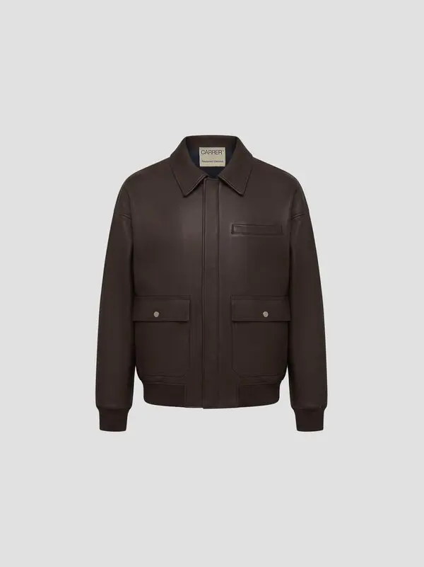 CARRER Elegant Leather Jacket