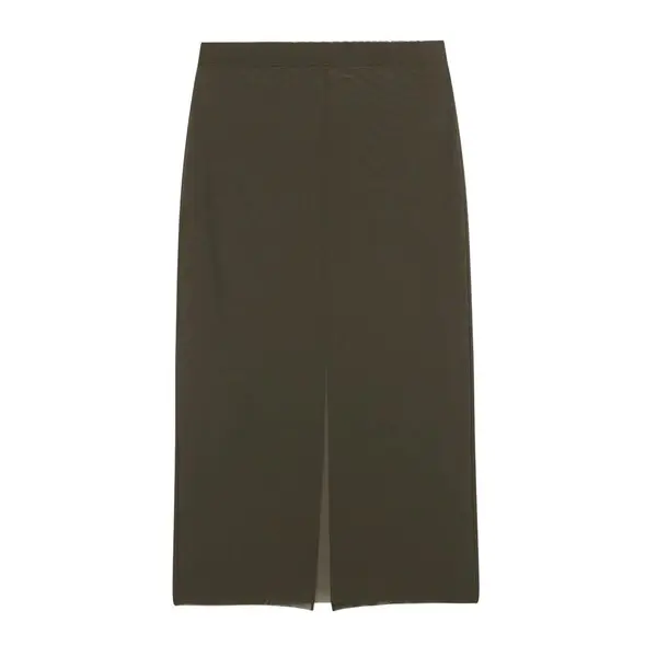 THE FRANKIE SHOP Sheer Mini Skirt - Khaki