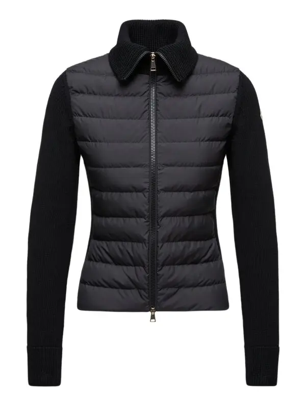 Moncler Down-filled Point Collar Zip-front Jacket