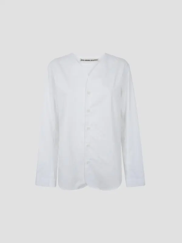 META CAMPANIA COLLECTIVE Exaggerated Cotton Shirt