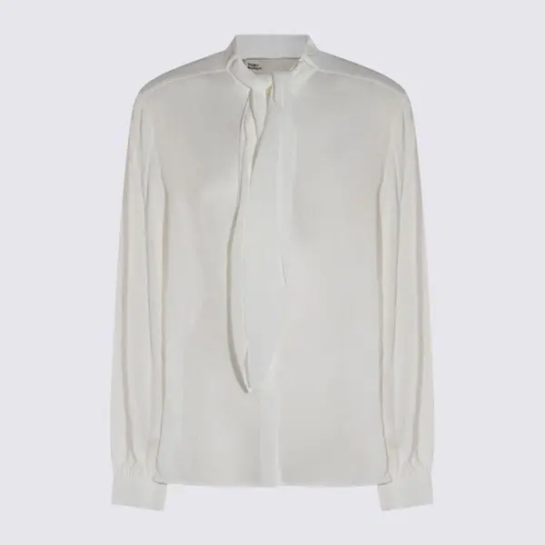 Tory Burch Elegant Bow-georgette Blouse