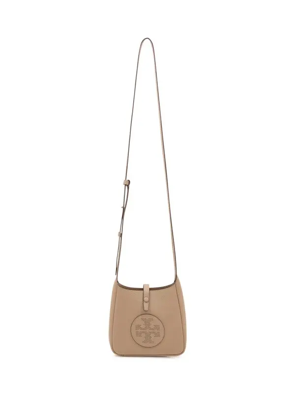 Tory Burch Soft Leather Mini Shoulder Bag - Soft Cement