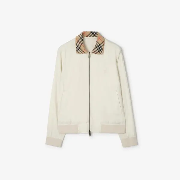 Burberry Checked Collar Jacket