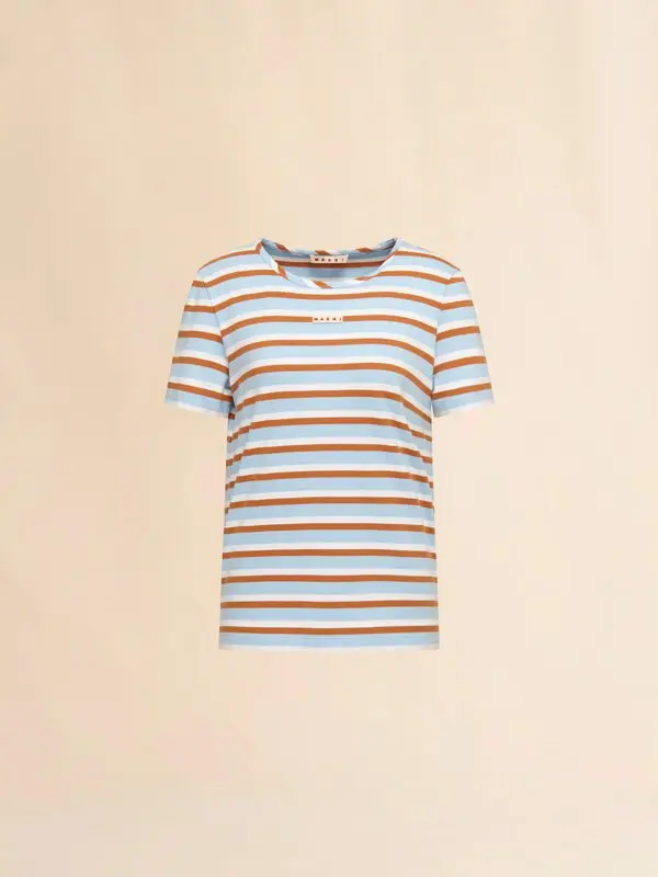 Marni Striped Cotton T-shirt