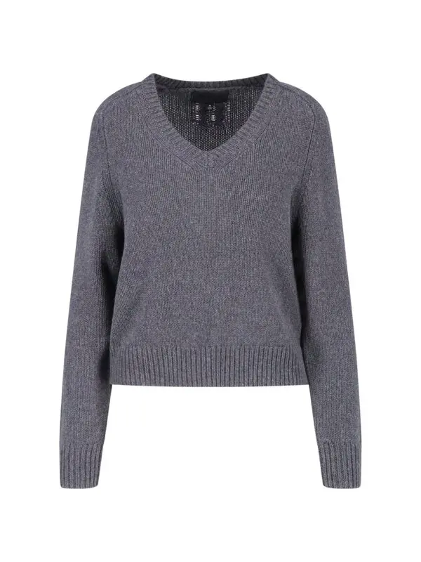 NILI LOTAN V-neck Cashmere Blend Sweater