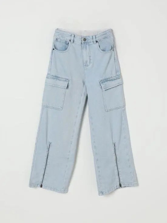 Stella McCartney Cargo Trousers With Zipper Detail