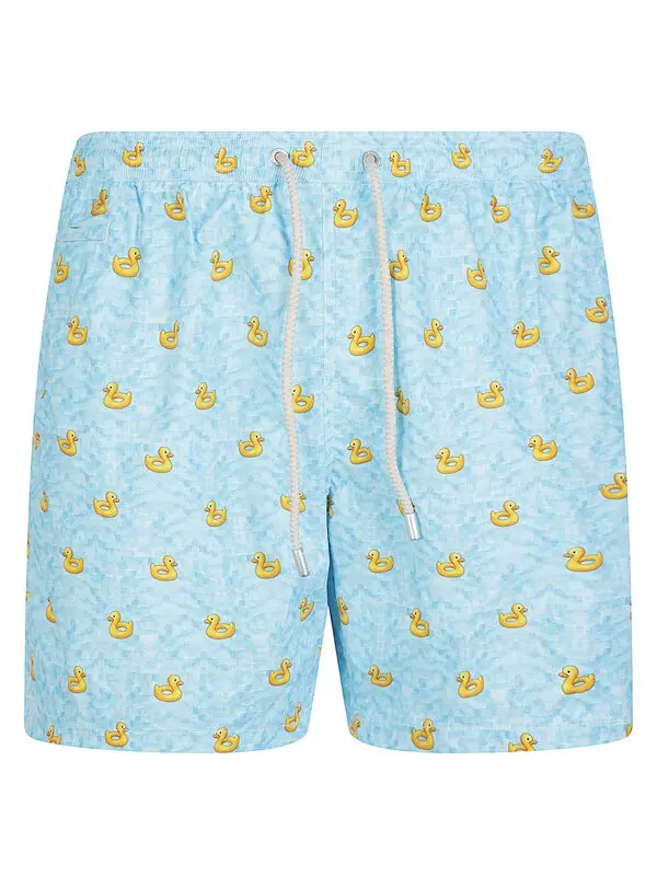 MC2 SAINT BARTH Duck Print Swim Trunks