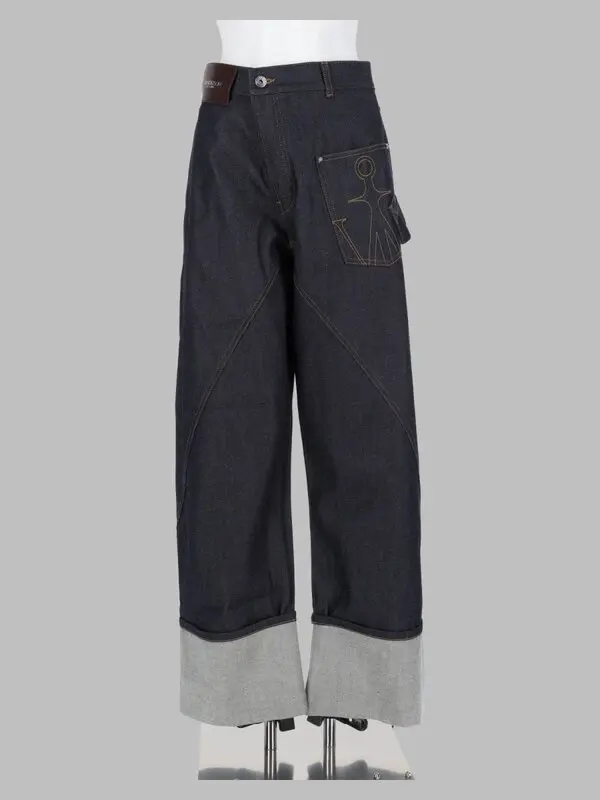 JW Anderson Wide-leg Patch Pocket Jeans