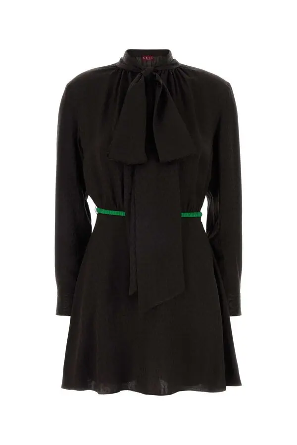 Gucci Jacquard Silk Dress