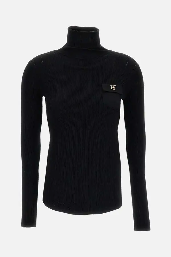 Elisabetta Franchi Knit Sweater - Nero