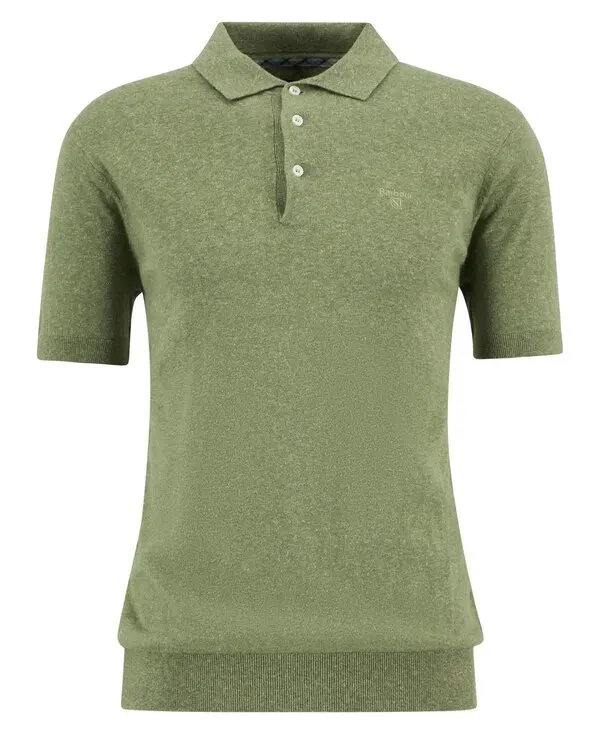 Barbour Linen Knit Polo Shirt