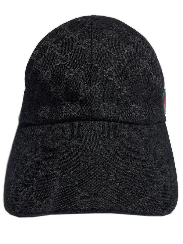 Gucci Gg Canvas Baseball Hat With Web Detail