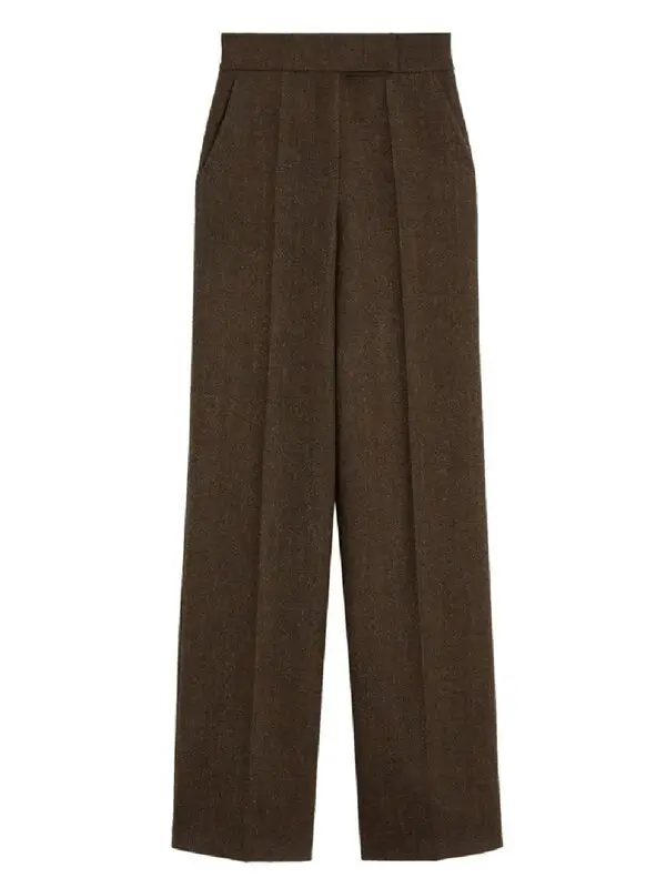 Max Mara Virgin Wool Tailored Trousers