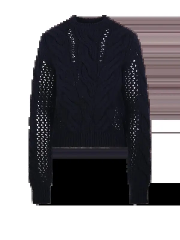 Sportmax Textured Knit Top - Blue