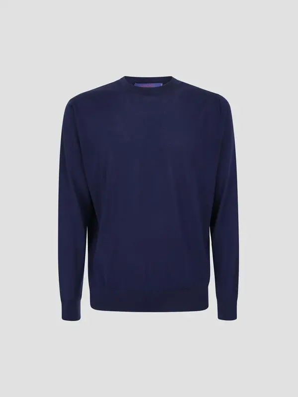 Stefano Ricci Crewneck Sweater In Wool, Silk, And Cashmere