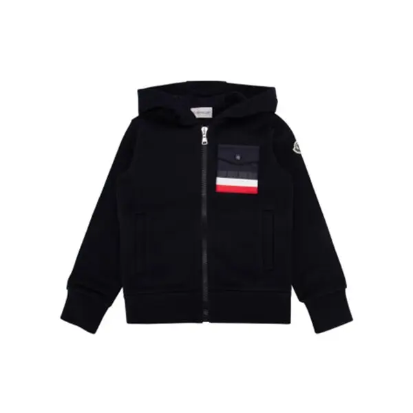 Moncler Full-zip Hooded Jacket With Pocket Detail