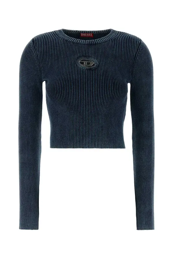 DIESEL® M-anchor Graphic Ribbed Knit T-shirt