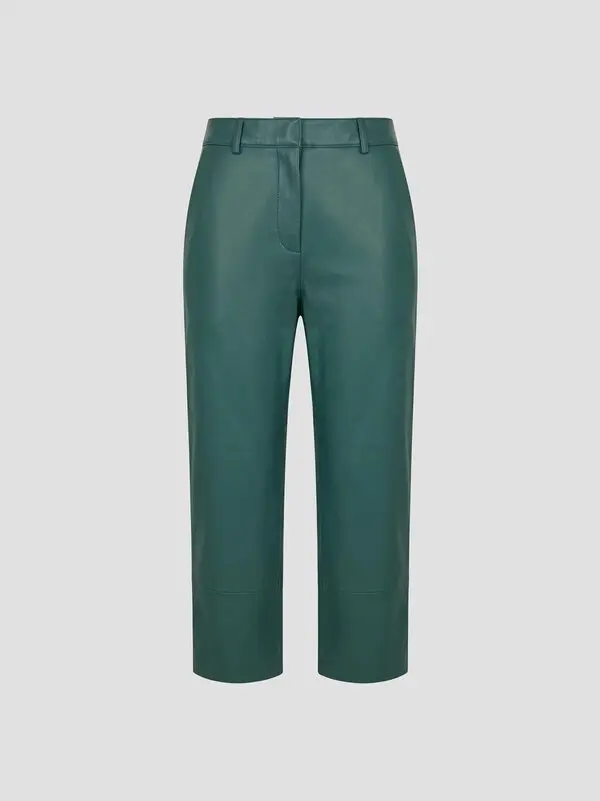 THE FRANKIE SHOP Luxe Leather Mini Paint Pants