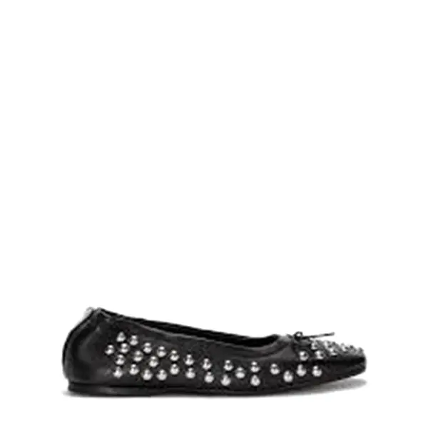 GOLDEN GOOSE Embellished Calf Leather Ballerina Flats