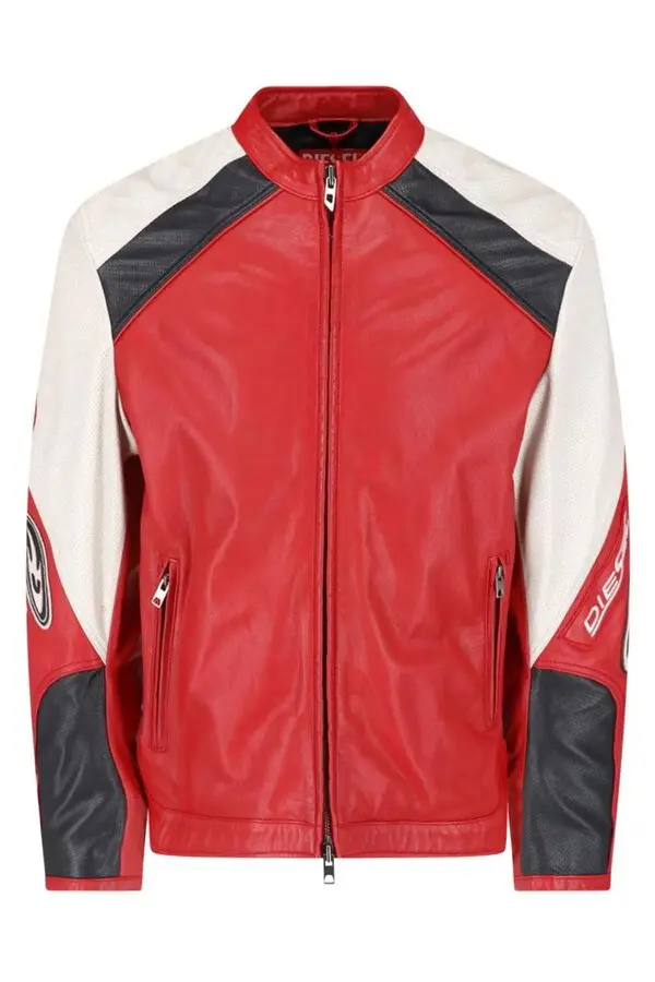 DIESEL® L-ahti Goatskin Leather Jacket