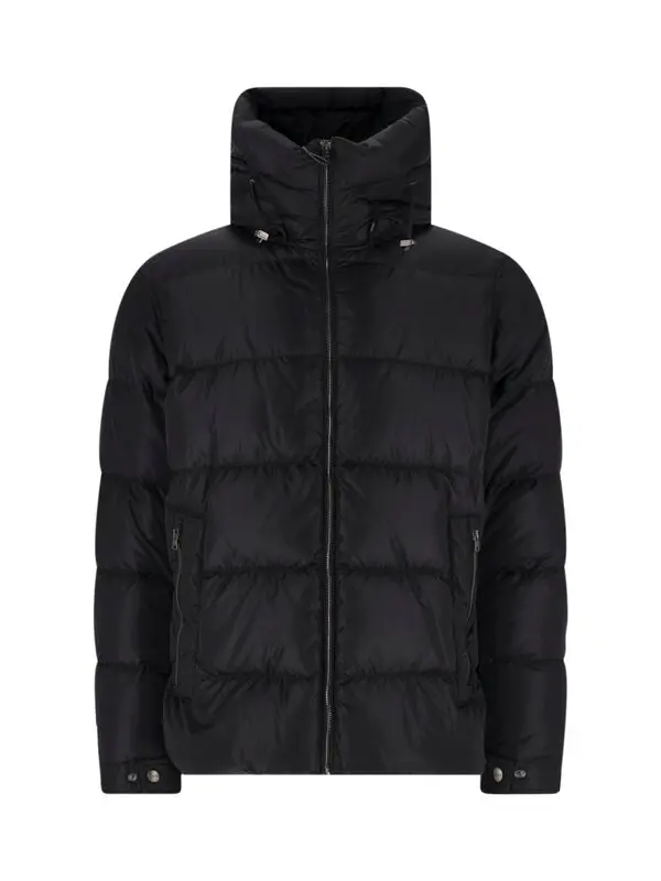 Herno Hooded Quilted Puffer Jacket - Black