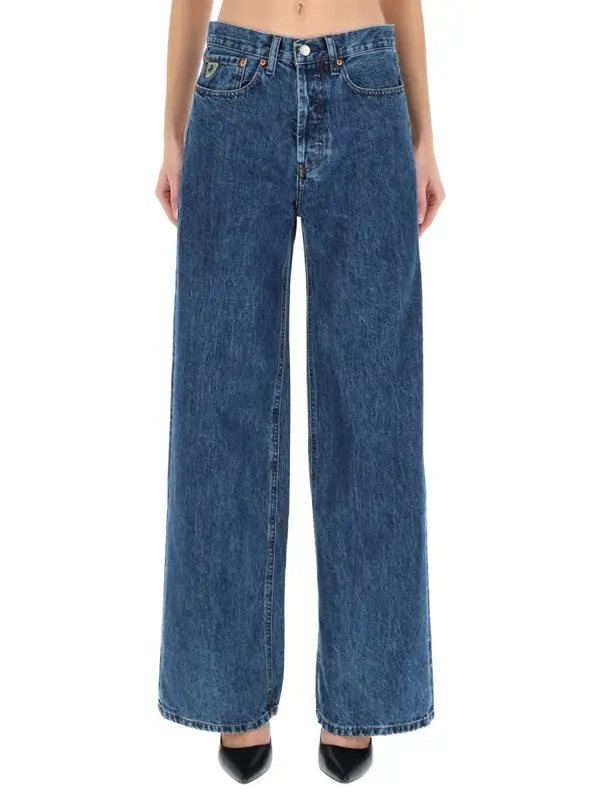 LOIS High-rise Wide-leg Jeans - Blue