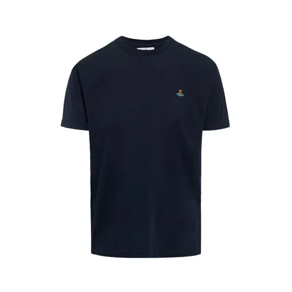VIVIENNE WESTWOOD Oversized Tee With Iconic Orb Design - Black