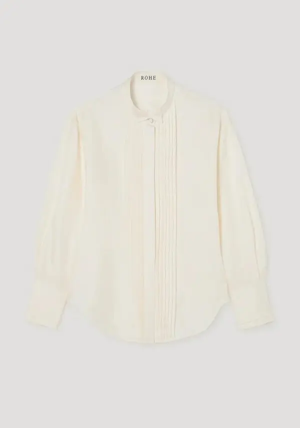 RÓHE Rohe Silk Tuxedo Shirt