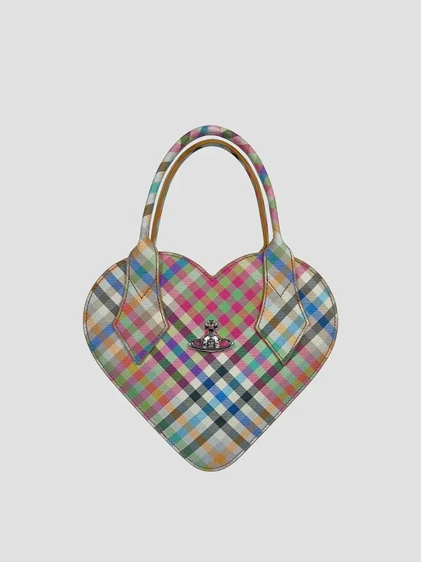 VIVIENNE WESTWOOD Heart-shaped Plaid Mini Bodysuit