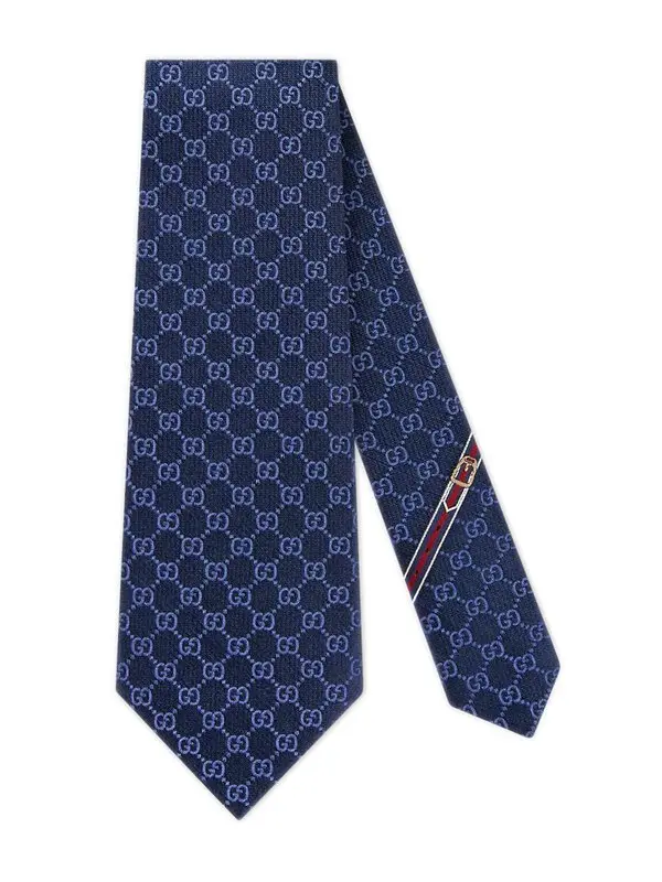 Gucci Double G" Silk Neck Tie
