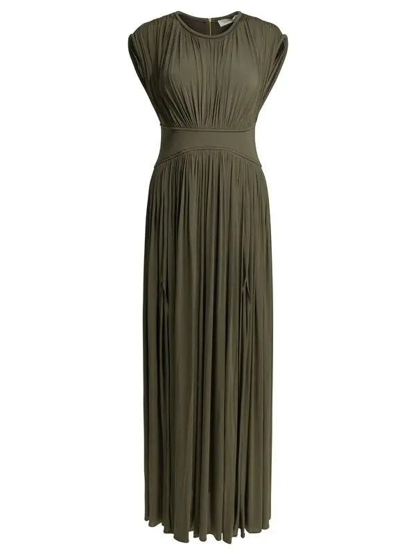 Zimmermann Sleeveless Pleated Maxi Dress