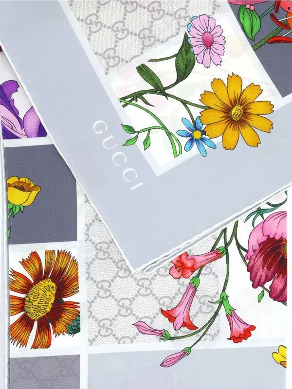 Gucci Printed Silk Foulard
